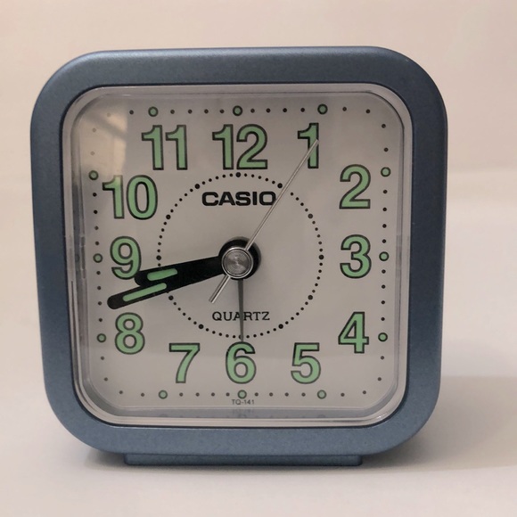 Casio | Other | Casio Blue Travel Wake Up Timer Travel Small Alarm ...